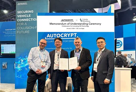 ces autocrypt and cohda wireless partner for secure v2x auto connected