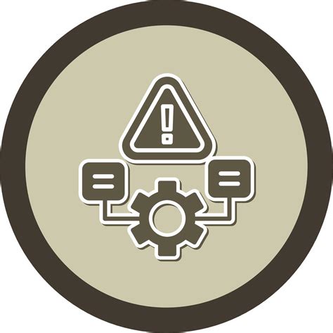 Logic Error In Program Glyph Dual Tone Sticker Circle 73187598 Vector Art At Vecteezy