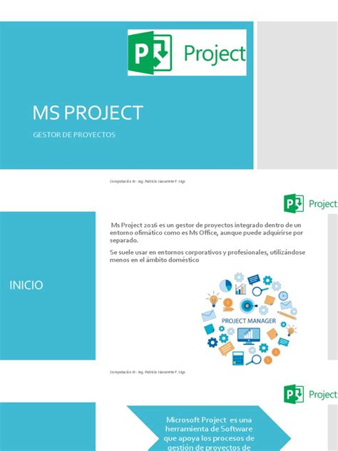 ms project pdf informática software
