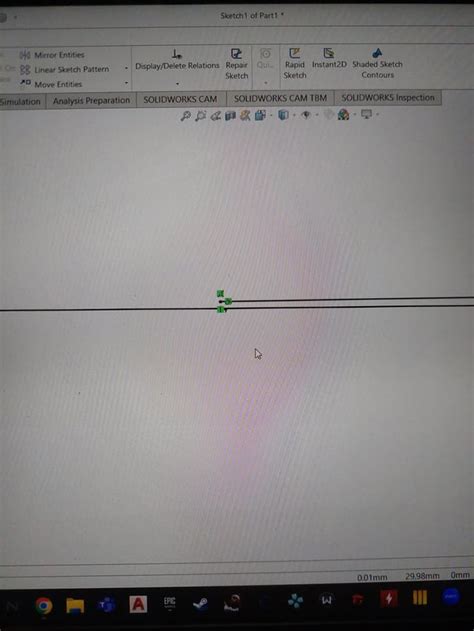 Circle And Line Has A Tangent Symbol But If You Look Closer Its Not Really Tangent How To Fix