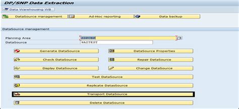 Creating Data Source In APO SAP Community