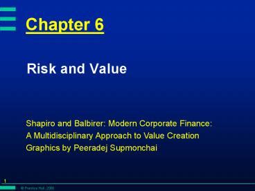 Risk And Value Presentation Free To View
