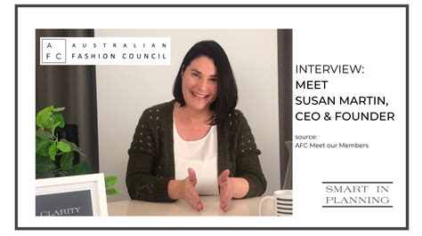 Afc Interview Meet Susan Martin — Smart In Planning