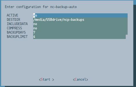 how to backup and restore a nextcloudpi instance using ncp config