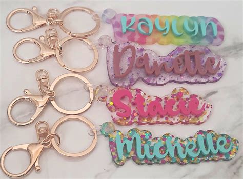 Name Keychain3d Name Keychainpersonalized Keychainname Etsy