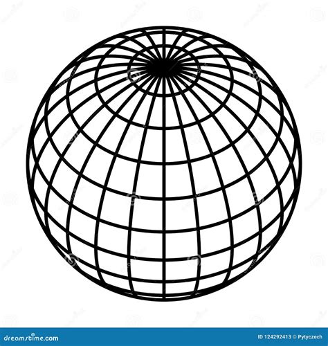Latitude And Longitude Diagram Vector Educational Poster