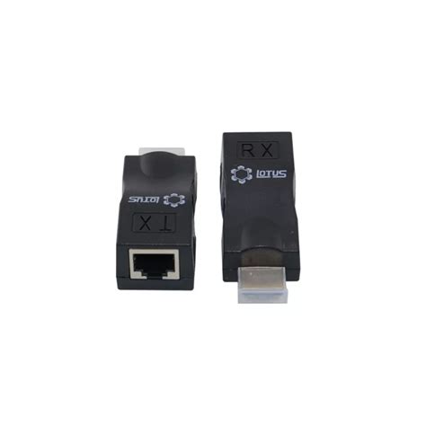Adaptador Extensor Hdmi Para Rj Metros Lotus Lt Cd Poca Eletro