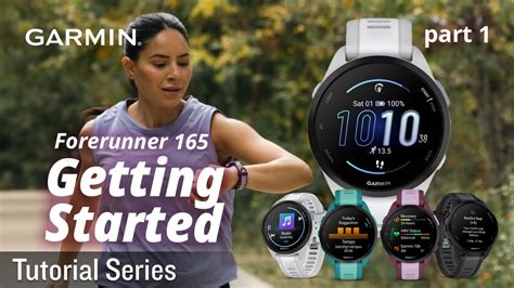 Tutorial Garmin Forerunner 165 Getting Started Initial Setup And Device Overview Part 1