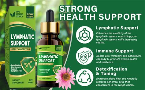 Lymphatic Drainage Drops Lymphatic Drainage Supplements