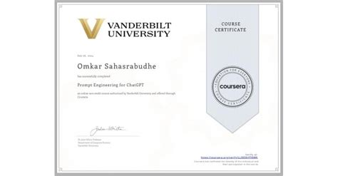 Omkar Sahasrabudhe On Linkedin Completion Certificate For Prompt