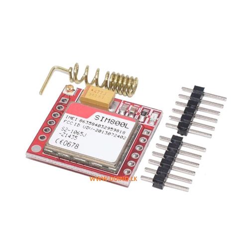 Smallest SIM L GPRS GSM Module Duinolk The Biggest Arduino Online Store In Sri Lanka