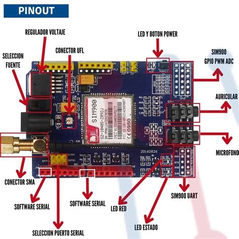 Shield Gsm Gprs Sim900