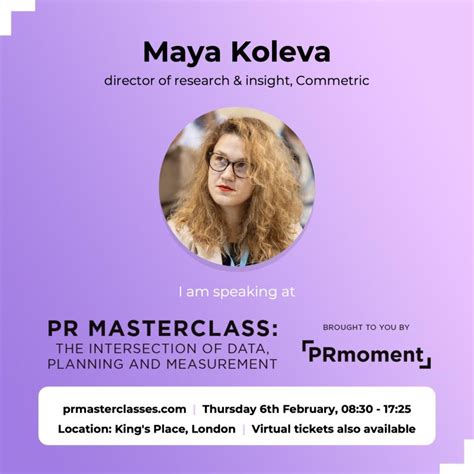 Pr Comms Prmeasurement Commsmeasurement Communications Maya Koleva