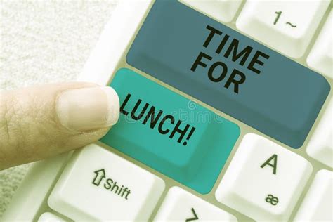 Writing Displaying Text Be Your Own Boss Internet Concept Moment To Have A Meal Break From Work