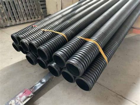 고내구성 300mm Hdpe 골판지 플라스틱 배수관 고압 도로 컬버트 파이프