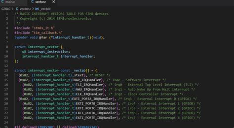 Stm8 Cosmic 中断相关 库相关 Embedded Ide Forum