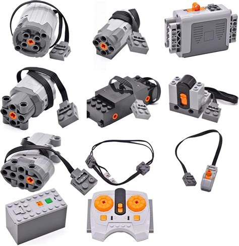 Akogd Power Functions Motor Set Motoren Set Mit Mlxl Zug Motor Servomotor Fernbedienung