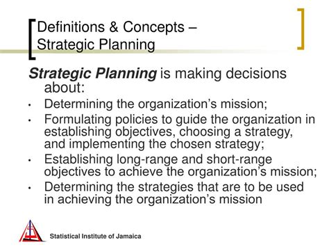 Tactical Planning Definition