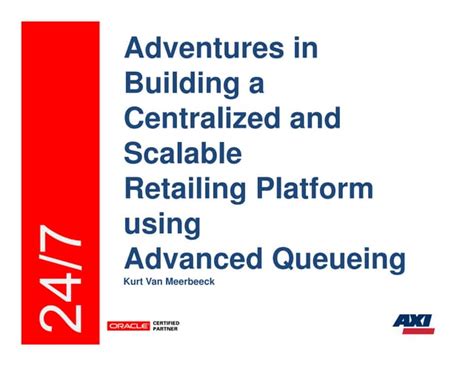 A Centralized And Scalable Retail Solution Based On Oracle Advanced
