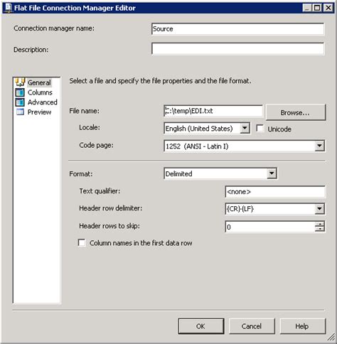 edi how to load a flat file with header and detail data into a