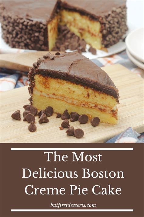 Boston Cream Pie Artofit