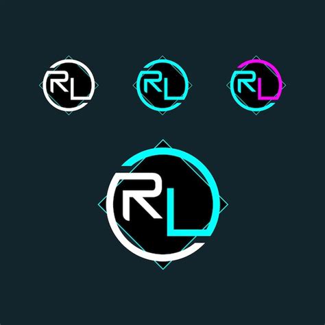 Premium Vector Letter Rl Or Lr Logo Design With Modern Shape