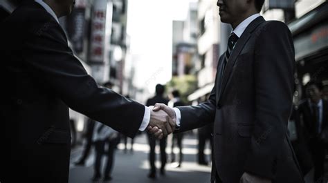 두 사업가가 거리에서 악수 악수하는 사업가 고화질 사진 사진 소매 배경 일러스트 및 사진 무료 다운로드 Pngtree