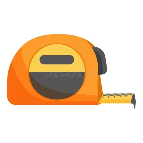 Ruler Measurement Icon Cartoon Vector Design Tool Stock Illustration Illustration Of