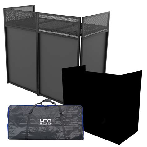 Ultimax Dj Combi Booth Xl 12m With Carry Bag And Black Production Cloth