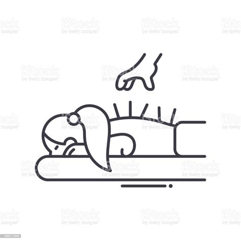 침술 아이콘 선형 격리 된 그림 얇은 선 벡터 웹 디자인 기호 흰색 배경에 편집 가능한 스트로크와 개요 개념 기호 아이콘에 대한 스톡 벡터 아트 및 기타 이미지 Istock