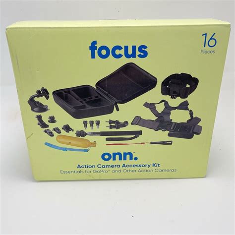 Focus Onn Action Camera Accessory Kit Essentials For Gopro® And