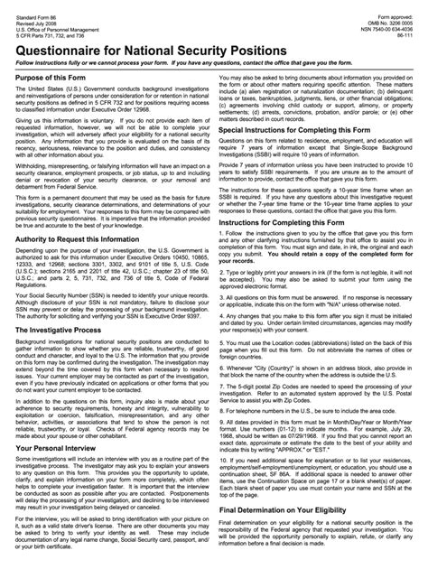 Sf 86 Form 2023 Fill Out And Sign Online Dochub