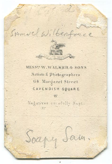 Original 1860s Samuel Wilberforce Cdv Photograph Bishop Of Oxford Holzman Antiques