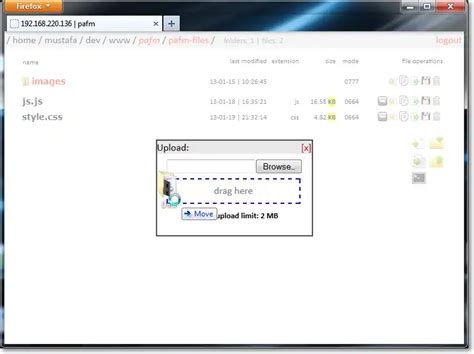 Php Ajax File Manager Pafm