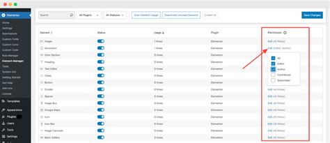 New In Elementor Boost Performance Using Element Manager With Role