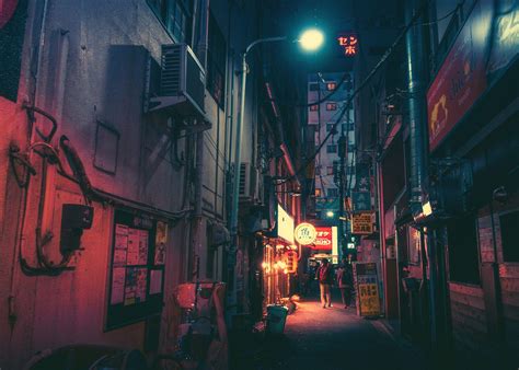 Urban Japanese Alley Wallpapers Top Free Urban Japanese Alley Backgrounds Wallpaperaccess