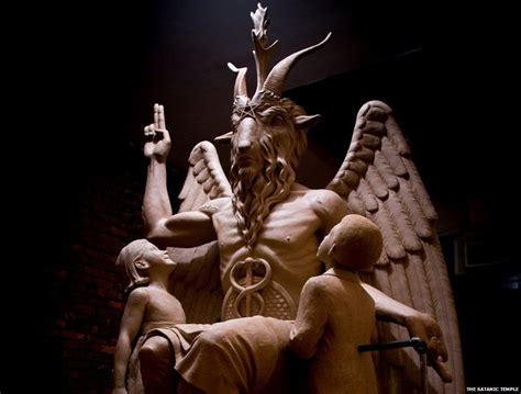 Decoding The Symbols On Satans Statue Bbc News