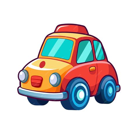 Car Cartoon Drawing Style Vector Design Premium Ai Generated Vector