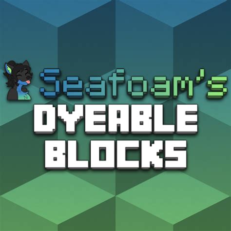 Seafoams Dyeable Blocks Mods Minecraft Curseforge