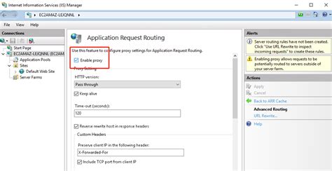 Configure Reverse Proxy Using Iis