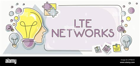 Text Sign Showing Lte Networks Business Overview Fastest Network