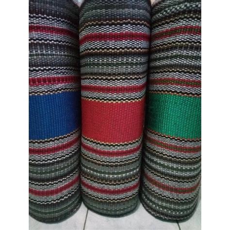 Jual Tikar Lipat Tenun Berkualitas Tanpa Sambungan Cocok Untuk Piknik Pengajian Shopee Indonesia