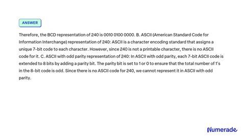 Solved Show The Bit Configuration That Represents The Decimal Number