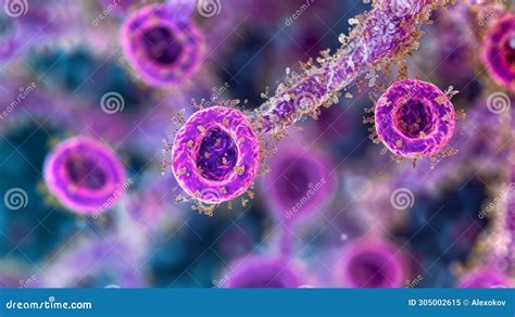 Microscopic View Of Streptococcus Agalactiae Group B Strep Ai Generated Stock Illustration