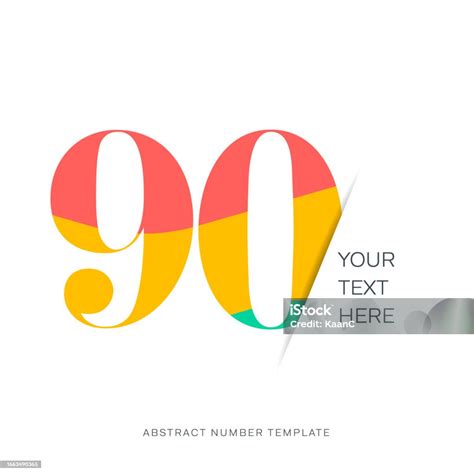 추상 번호 템플릿입니다 기념일 번호 템플릿 격리 기념일 아이콘 레이블 기념일 기호 벡터 스톡 일러스트 레이 션 0에 대한 스톡 벡터 아트 및 기타 이미지 Istock