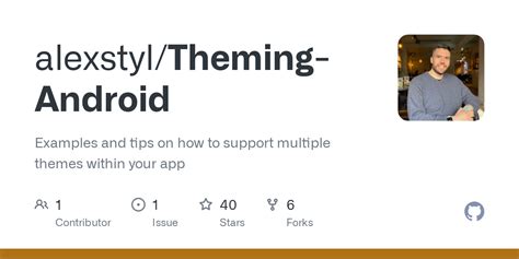 Github Alexstyltheming Android Examples And Tips On How To Support