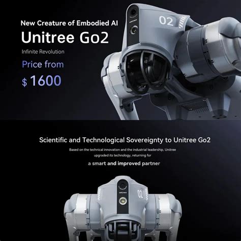 Unitree Go2 Air Pro Robot Quadrupède Bionique Intelligent Avec