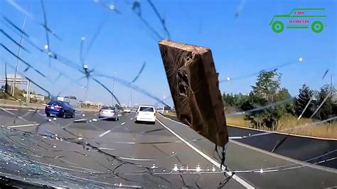 Random And Unexpected Objects On The Road 1 Cars Accidents Youtube