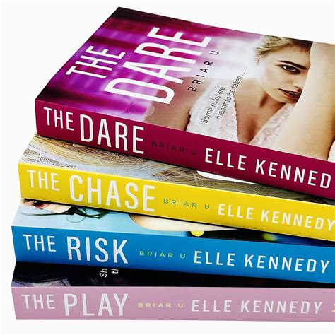 Elle Kennedy Briar U Series Collection 4 Books Set The Chase The Ris