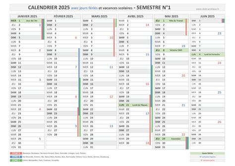 Date Vacances 2025 2025 Calendrier 2025 2026 Avec Congés Hvlan